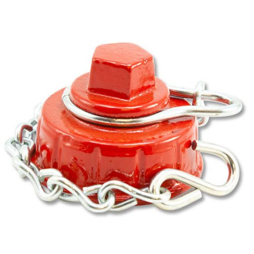 Heavy Duty 2 1/2" Replacement Iron Fire Hydrant Cap with NH/NST Threads ...