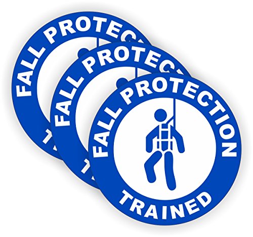 Buy Fall Protection Trained Hard Hat Sticker / Helmet Decal Label Lunch ...