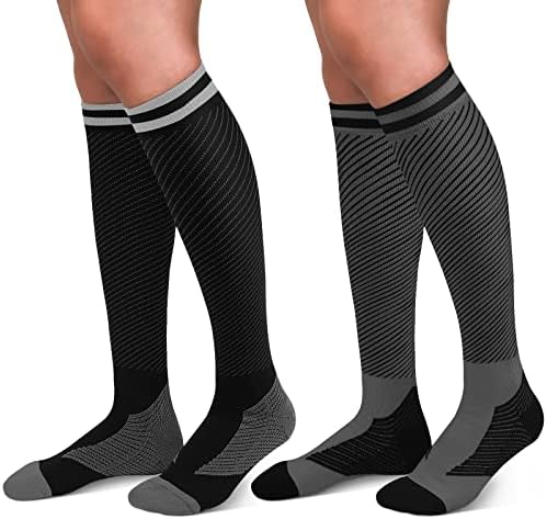 30-40mmHg Medical Graduated Compression Socks for Women&Men Circulation ...