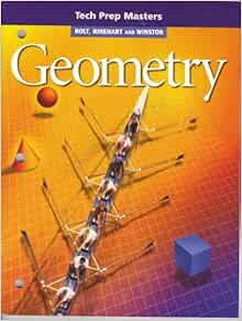 Holt Rinehart and Winston GEOMETRY, TECH PREP MASTERS: Holt Rinehart ...