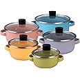 Amazon.com: Cinsa 10-Piece Pot Set – Premium Enamel on Steel Pots with ...