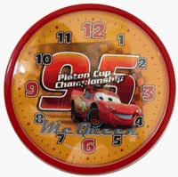 Amazon.com: Large Disney Movie CARS Wall Clock: Toys & Games
