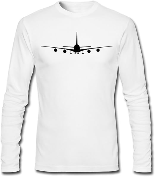 Airplane Men's Long Sleeve T-Shirt HeatherGray: Amazon.ca: Clothing ...