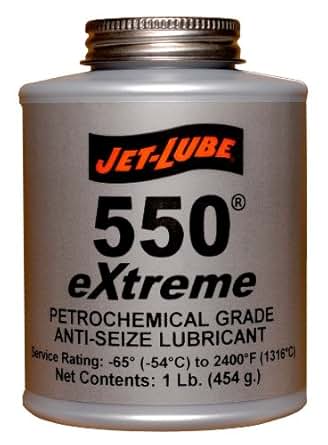 Amazon.com: Jet-Lube 550 Extreme Nonmetallic Anti-Seize Compound, 1 lbs ...