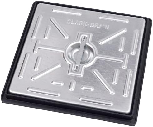 Clark Drain 300x300mm Galvanised Steel Manhole Cover Single Seal 2.5T ...