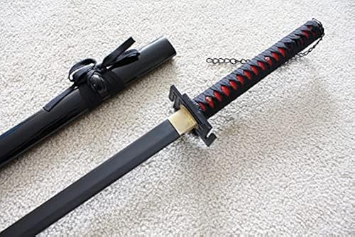 S2600 Anime Ichigo Kurosaki TENSA Zangetsu Zanpakuto Straight Sword 42 ...