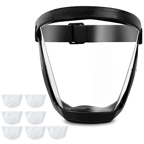 Face Shield,Anti-fog Protective Full Face Shields for Work,Clear Face ...