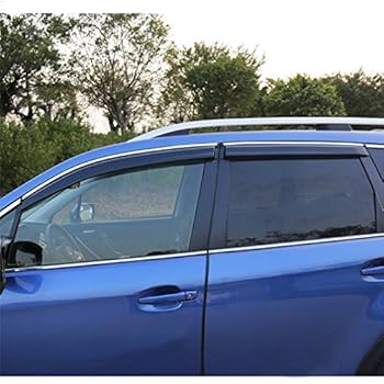 Amazon.com: SUBARU 2019 Forester Side Window Wind Deflectors Vent ...