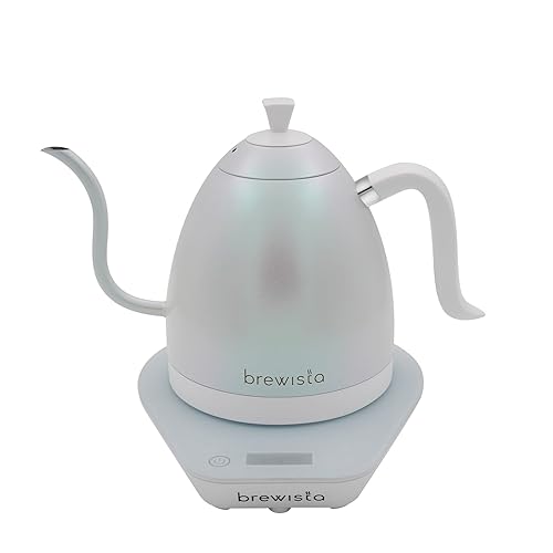 Brewista Artisan Electric Gooseneck Kettle, Water Boiler with LCD Panel ...