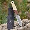 Grace Knives Handmade Hunting Double Edge Dagger Knife Damascus Steel ...