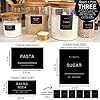 QUART + PINT 134 Kitchen Pantry Labels for Containers. Minimalist ...