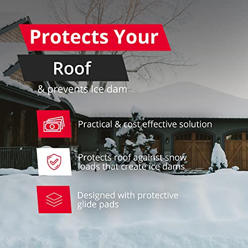 SNOWPEELER Classic Snow Shovel - 20 ft. - Winter Snow Roof Rake - Roof ...