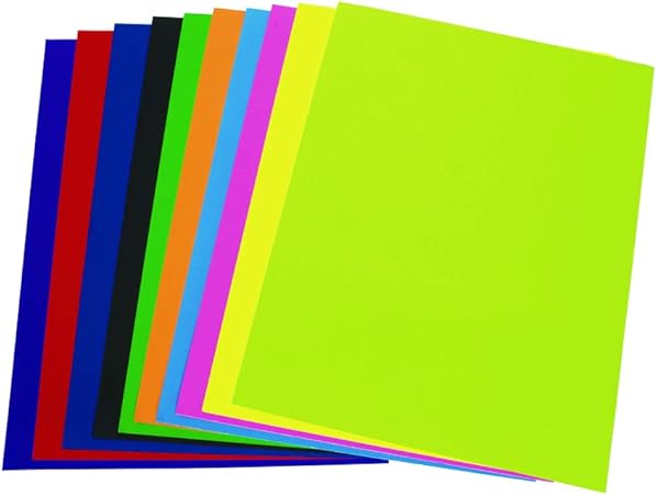 Amazon.com : Colorations Super Heavyweight Assorted Color Poster Board ...
