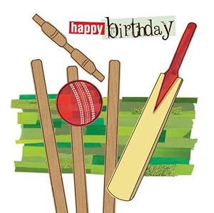 Cricket Birthday Card: Amazon.co.uk: Office Products
