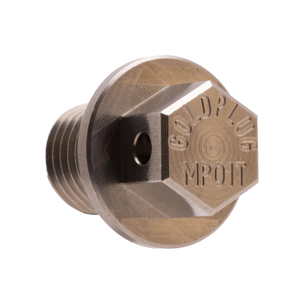 GoldPlug MP-01T M12x1.5, Made in USA, Reduced Hex Head - Stainless ...
