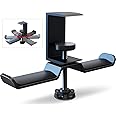 Amazon.com: APPHOME Dual Headphone Stand Hanger Under Desk, 360 Degree ...