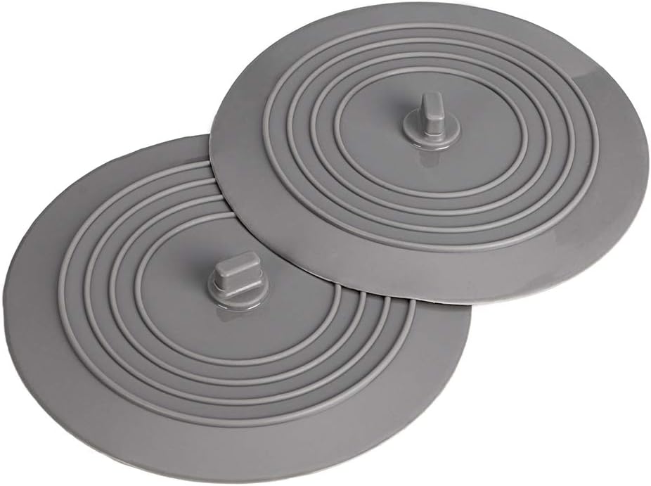 BTSKY 2 Pack 6 Inches Universal Silicone Rubber – Tub Stopper Drain ...