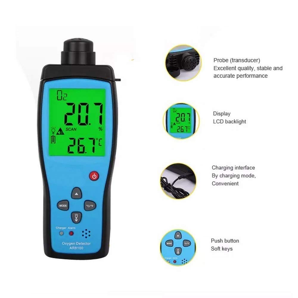 Mua Oxygen Gas Meter, Digital Portable Automotive O2 Gas Tester ...