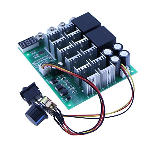 Buy JIUWU 12V 24V 48V 60A Reversible Motor Regulator Pulse Width ...
