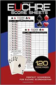 Euchre Score Sheets: Euchre Score Pads | Euchre Score Game Record Book ...