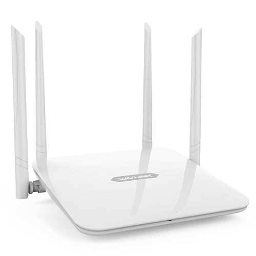 WAVLINK AC1200 Dual Band WiFi Router - 2.4GHz & 5GHz, 100Mbps Ethernet ...