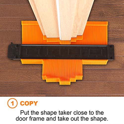 Contour Gauge Duplicator Profile Shape Copy Tool Measure Ruler with ...