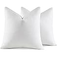 Amazon.com: MIULEE 22x22 Pillow Inserts, Pack of 2 Feather Throw Pillow ...