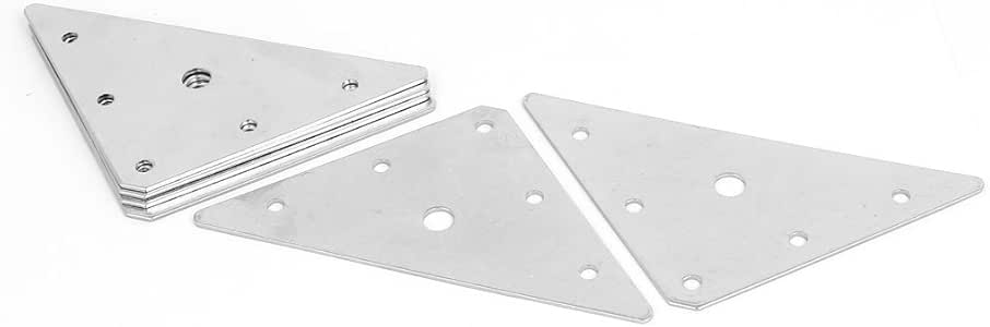 IIVVERR Furniture Metal Screw Fixed Triangle Flat Repair Plates ...