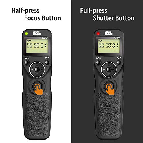 Pixel DSLR Camera Wireless Shutter Release Timer Remote Control TW-283/DC2 for Nikon D3100 D3200 ...