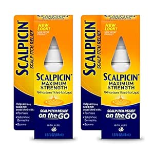 Amazon.com : Scalpicin Scalp Itch Relief, 1.5 fl Oz. Maximum Strength ...