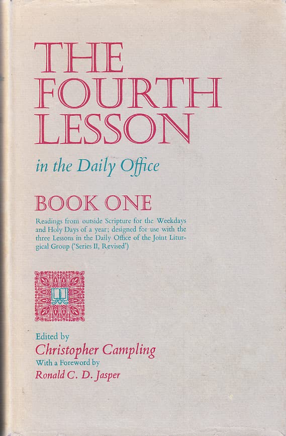 Fourth Lesson in the Daily Office: Bk. 1: Campling, Christopher Russell ...