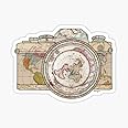 Amazon.com: Camera Sticker for Travel & Photography – 4 Inch Adventure ...