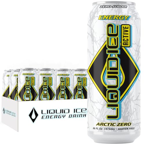 Liquid Ice Energy Drink - Arctic Zero (16 Fl Oz, 12 Count) in Oman ...