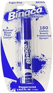 Amazon.com : Binaca blast Breath Spray Peppermint flavor (pack of 6 ...