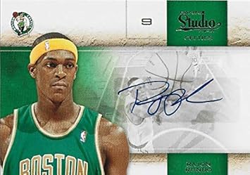 Rajon Rondo Autographed Studio Panini Card #4/50 - Basketball ...