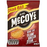 McCoy's Ridge Cut Crisps, Multipack Box of Flavoured Potato Crisp ...