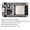 3 Set ESP32 ESP-32S WiFi Development Board NodeMCU ESP-WROOM-32 Microcontroller with ESP32 GPIO ...