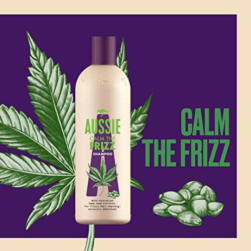 Aussie Calm The Frizz Shampoo and Hair Conditioner for Frizzy Hair with ...