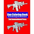 Gun Coloring Book: Adult Coloring Book for Grown-Ups: Billy the Kid ...