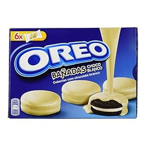 Oreo Bañadas - Galletas Cubierto de Chocolate Blanco - 6 bolsas de 2 ...