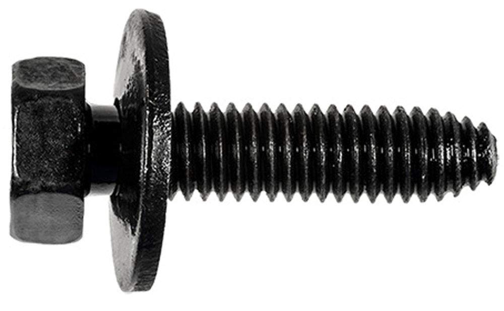 25 GM 10 MM Head M6-1.0 x 20mm Hex Head SEM Bolts with Loose Washer ...