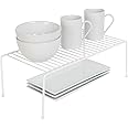 Amazon.com: Smart Design Cabinet Storage Shelf Rack - Large (8.5 x 16 ...