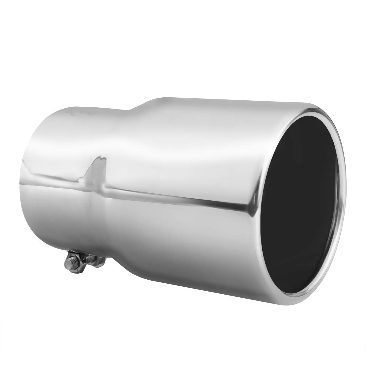 New Exhaust tip -3.5 Inch Inlet Bolt on Design- Stainless Steel Car ...