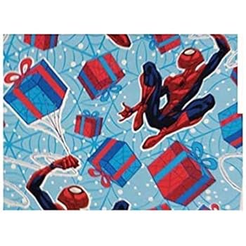 Amazon.com: Gift Wrap - Spiderman - Wrapping Paper 20 sq ft. 1 Roll ...
