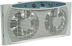 Amazon.com: HOLMES HAWF-2095 Twin Window Fan with Accutemp Digital ...