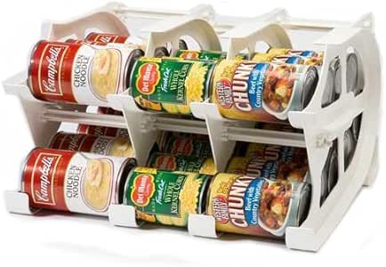 FIFO Mini Can Tracker- Food Storage Canned Foods Organizer/Rotater ...