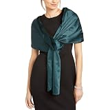 Adrianna Papell Womens Satin Pull Through Shawl/Wrap Beige O/S at ...