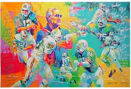 Miami Dolphins Perfect Season Team Signed Giclee-Limited Edition of 72 ...