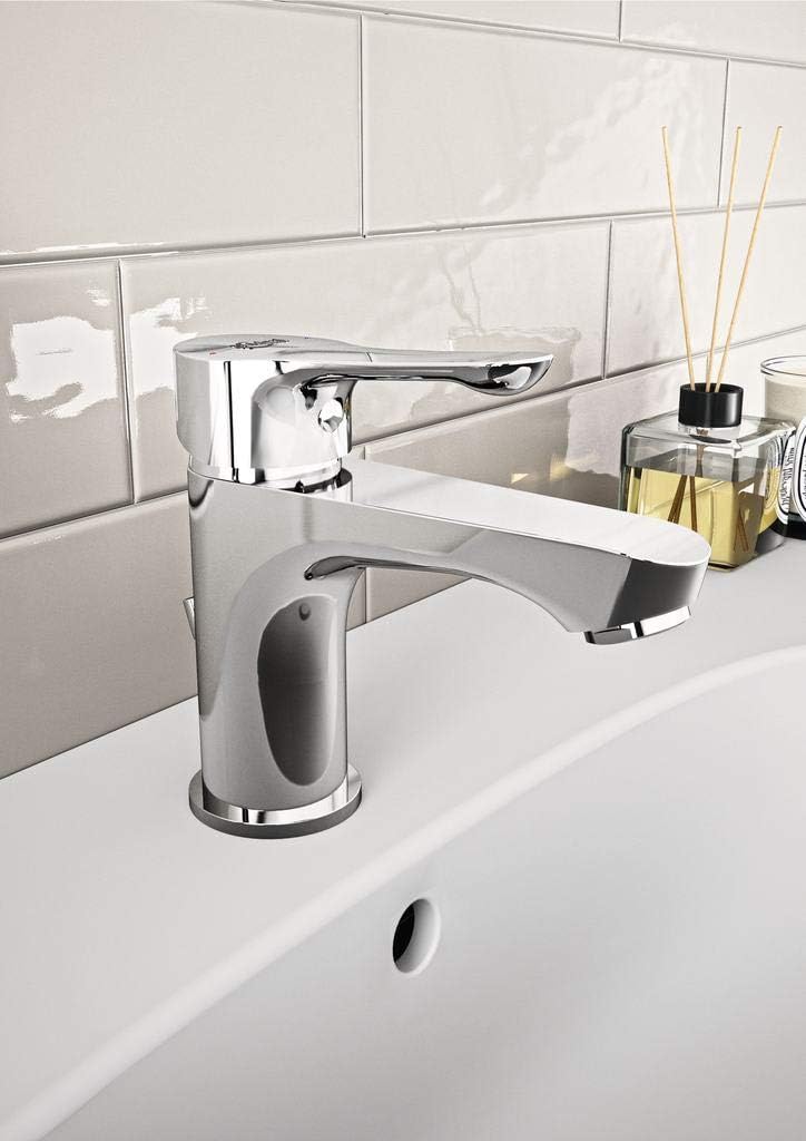 Ideal Standard BC647AA Alpha Basin Mixer Tap with Metal Waste Chrome ...