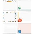 Amazon.com : Cute Teacher Icons Sticky Note Pads / 4" x 3 ...